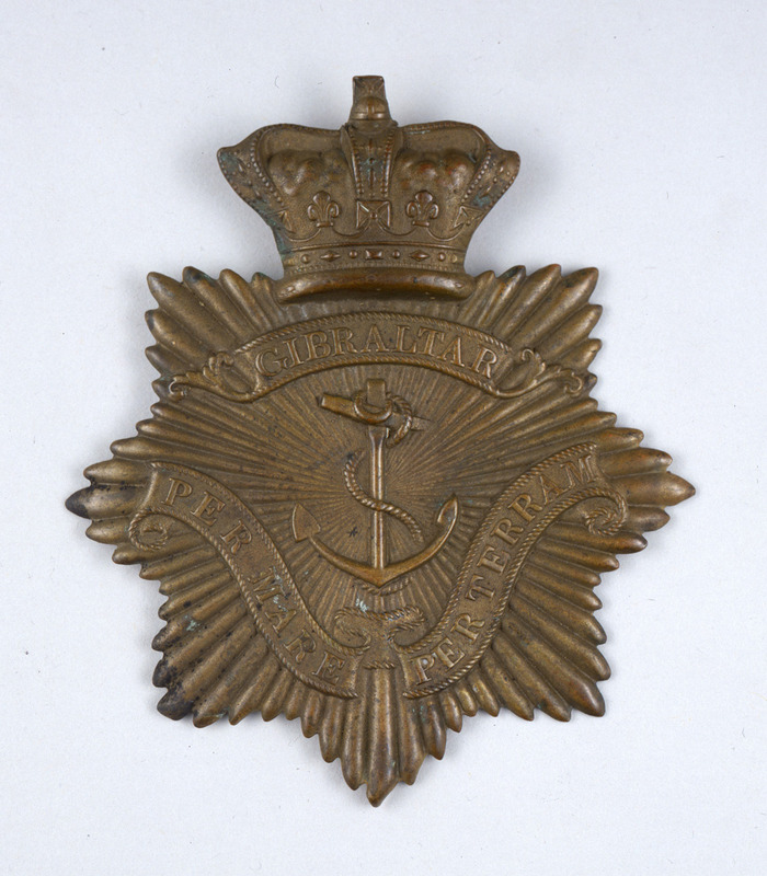 Shako Plate (Royal Marine's Cap Badge) Found by Lieutenant William R ...